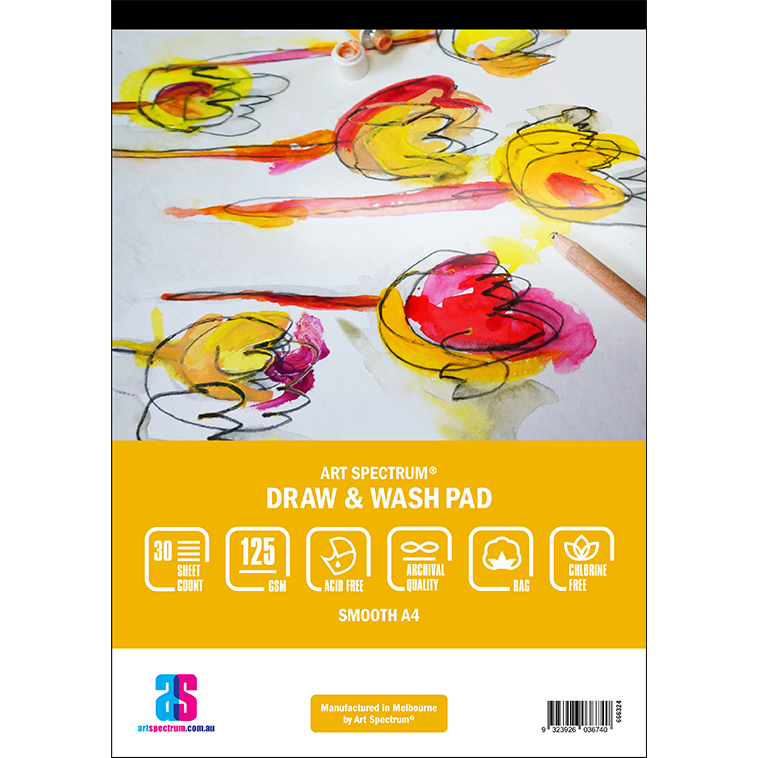 Draw & Wash Pads - 125gsm - Smooth - Art Spectrum
