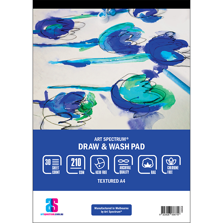 Draw & Wash Pads 210gsm - Rough (textured) - Art Spectrum