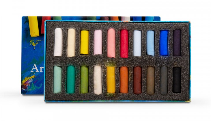 Soft Round Half Sticks Pastels Box - Set of 20 - Art Spectrum