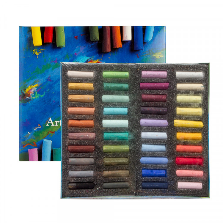 Soft Round Half Sticks Pastels Box - Set of 40 - Art Spectrum