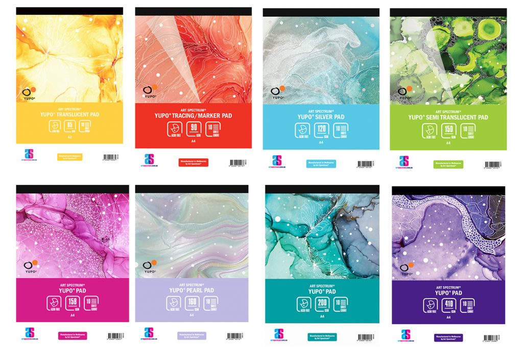 Yupo® Pads - 8 references - Art Spectrum