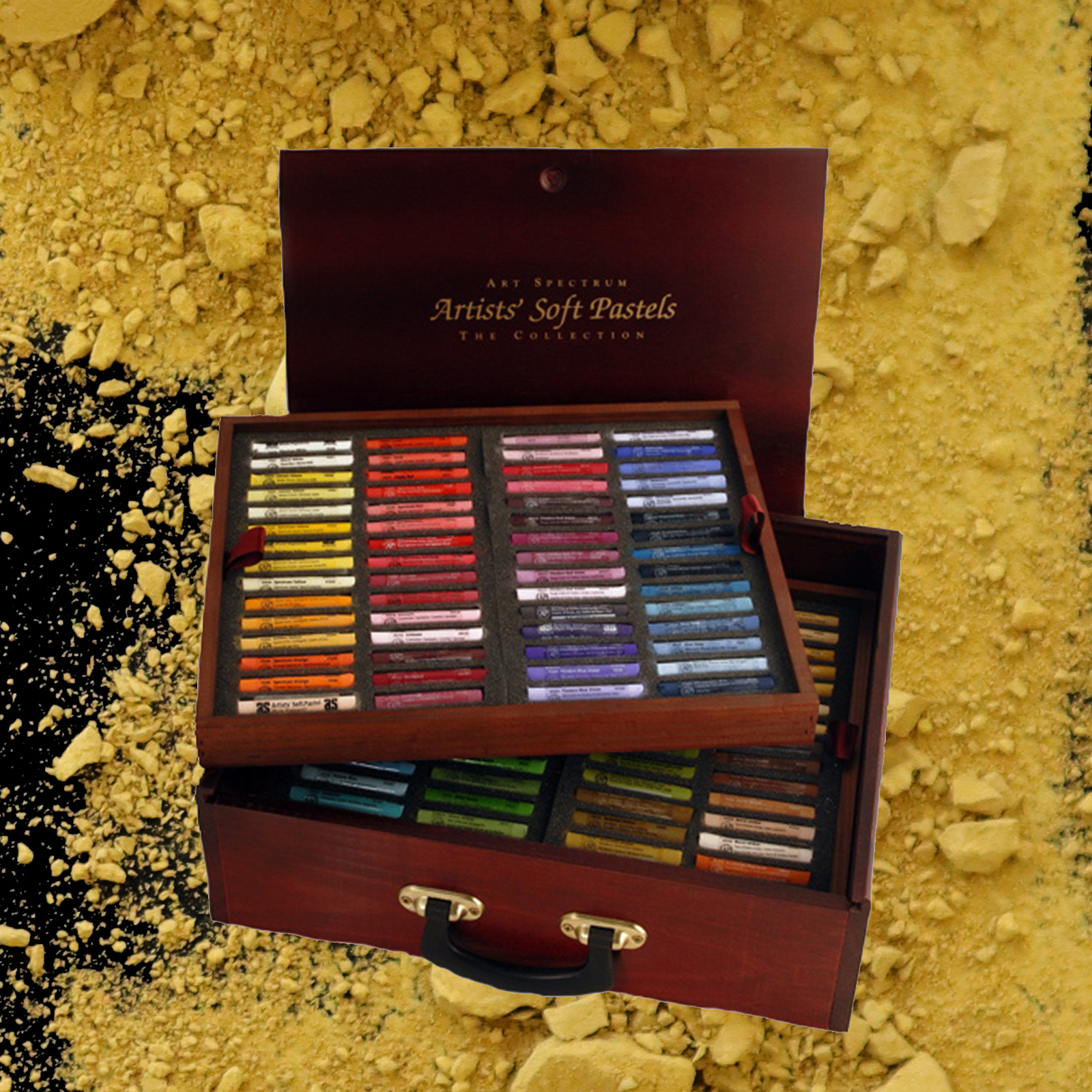 Deluxe Full Set of 154 Soft Round Pastels - Art Spectrum