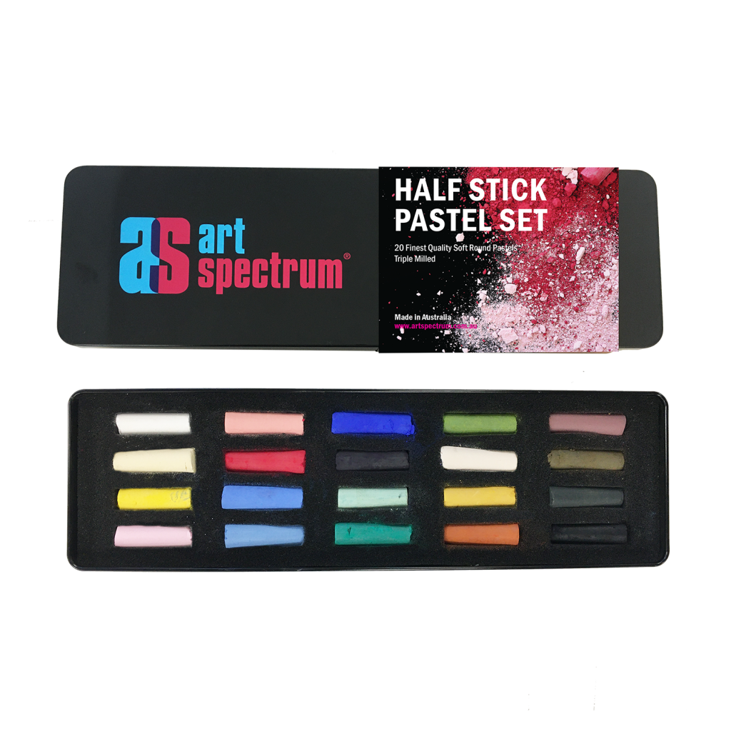 Soft Round Half Sticks Pastels - Set of 20 - Art Spectrum