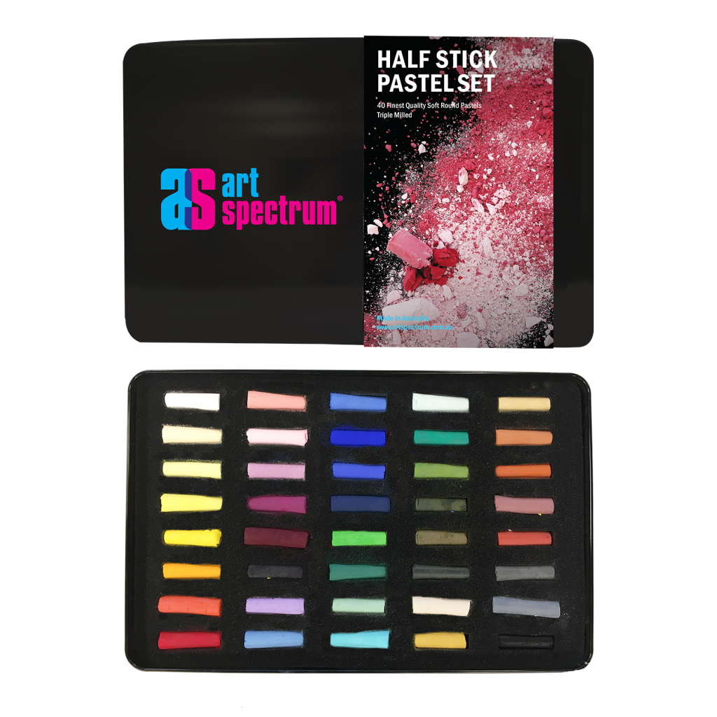 Soft Round Half Sticks Pastels - Set of 40 - Art Spectrum